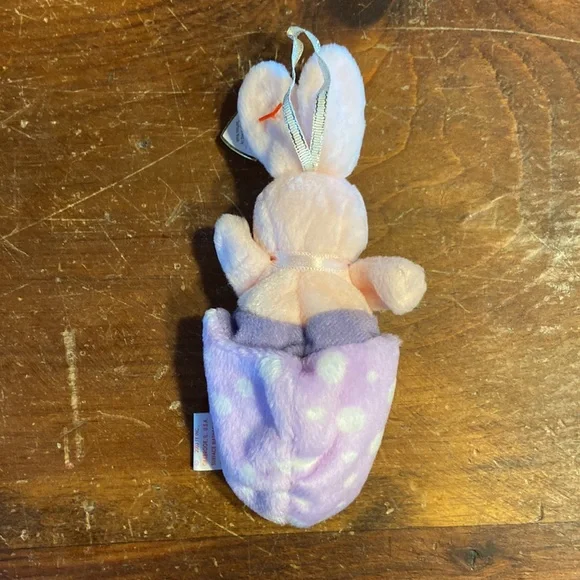 Ty | Toys | 203 Ty Basket Beanies Bunny In Egg Beanie Baby Petey | Poshmark